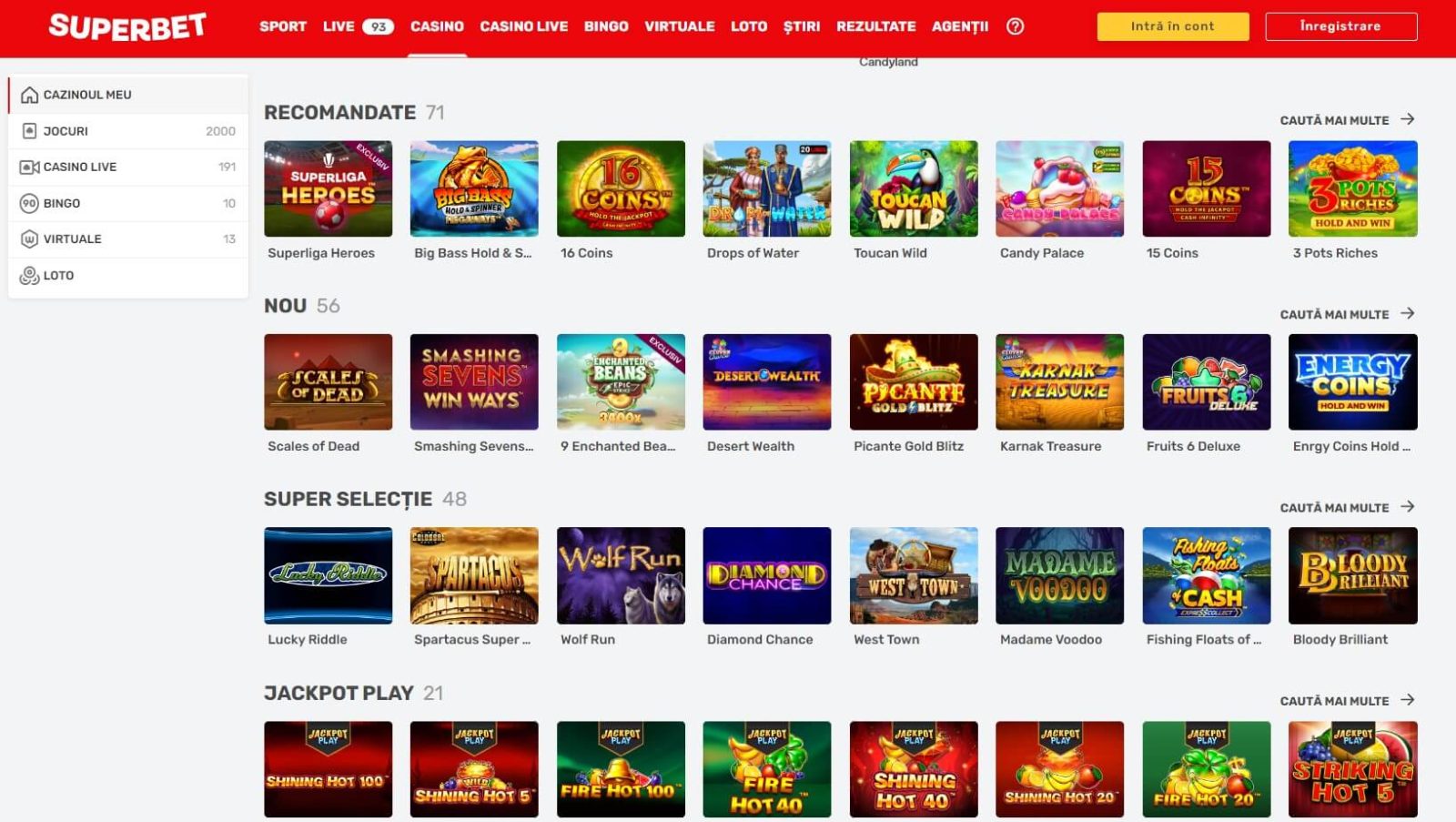 Superbet - ein neuer Ansatz für die Wettbüro-/Casinobranche